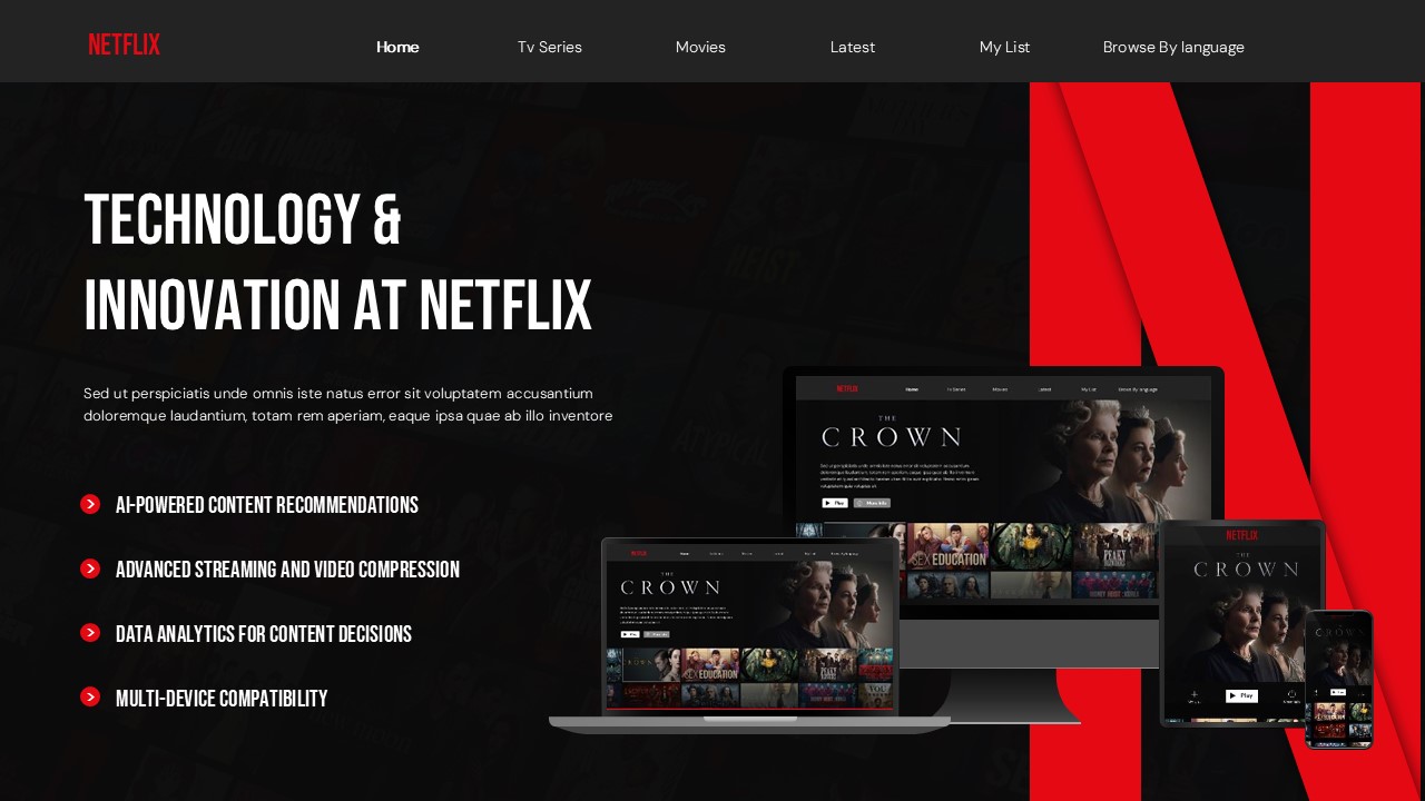 Netflix Presentation Template | Edit in Google Slides & PowerPoint